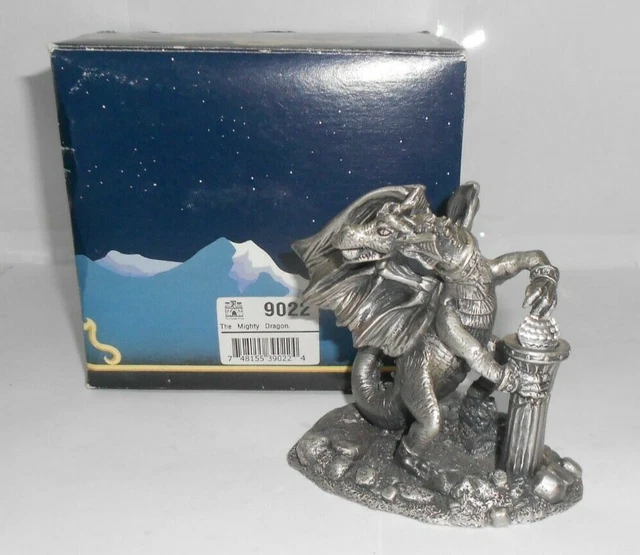 MYTH AND MAGIC - MIGHTY DRAGON - Tudor Mint - COLLECTORS FIGURE - Boxed ...
