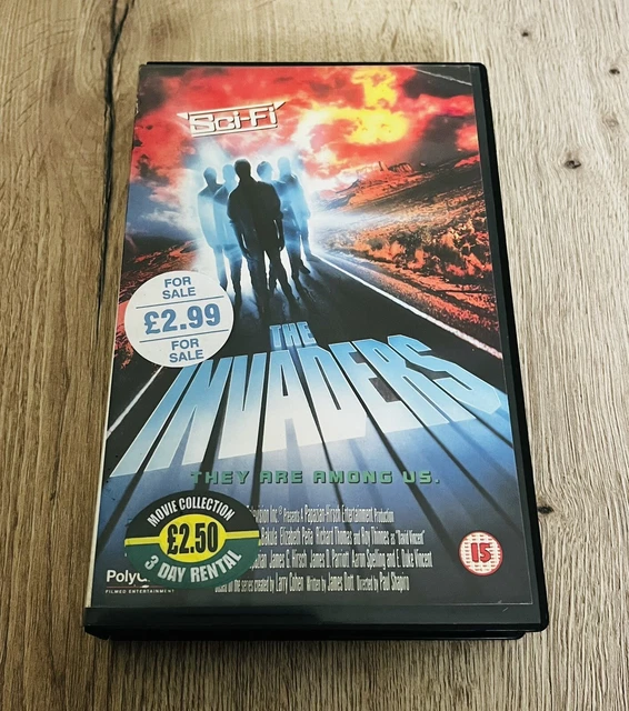 THE INVADERS VHS Video Tape Sci-Fi Cert 15 £14.99 - PicClick UK