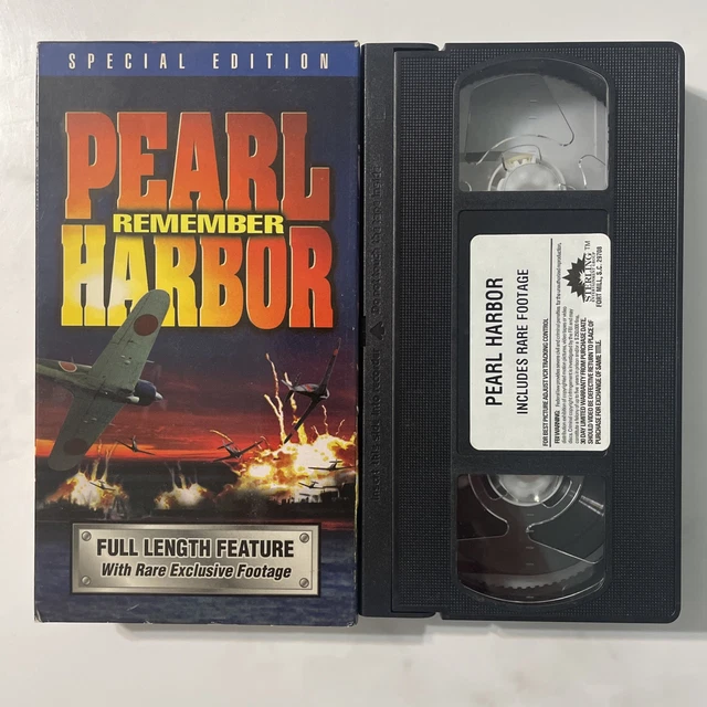 REMEMBER PEARL HARBOR (VHS, 2001) Full Length Feature ~ BUY 2 GET 1 ...