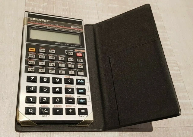 SHARP EL-556 SCIENTIFIC Calculator Wissenschaftlicher Taschenrechner ...