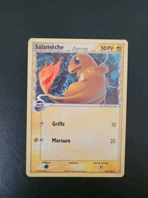 CARTE POKÉMON - Blox ex - Gardiens de cristal - Salamèche 49/100 - FR EUR 3,00 - PicClick FR