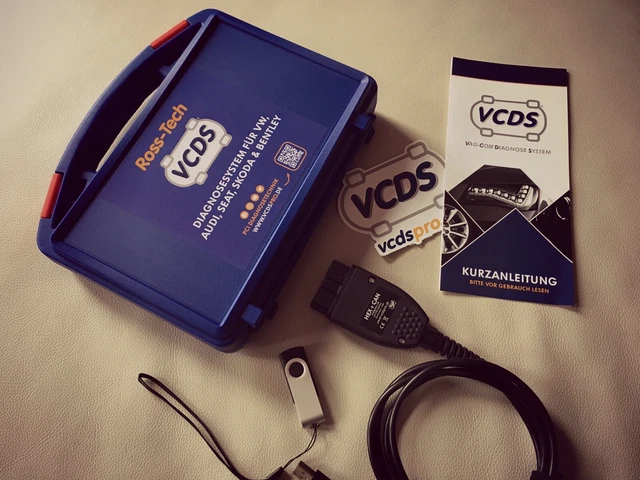 ORIGINAL ROSS-TECH VCDS HEX+CAN-USB Diagnosekabel Software VW AUDI SEAT SKODA EUR 389,00 ...