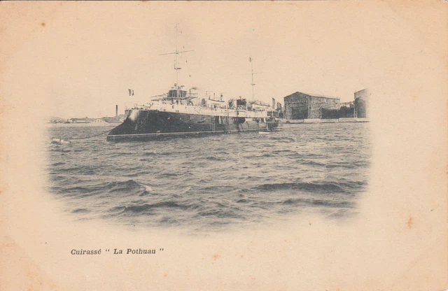 CPA MARINE NATIONALE GUERRE BATEAU Marins cuirassé LA POTHUAU EUR 2,95 ...