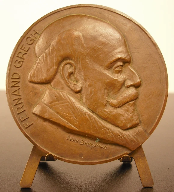 MÉDAILLE AU POÈTE Fernand Gregh de l'Académie française "Le mot du ...