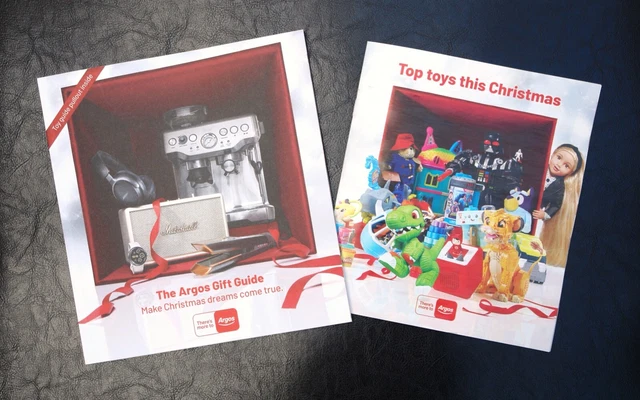 ARGOS CHRISTMAS CATALOGUE 2024 Gift Guide Plus Toy Guide Pullout £2.00 ...