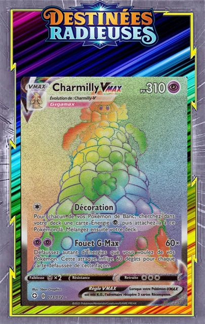 L320-CHARMILLY VMAX-EB04.5: RADIANT Destinies- 073/072 - French Pokemon ...