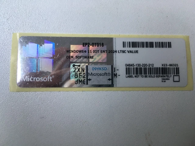 WINDOWS 11 IOT Enterprise MUI 2024 LTSC OEM Software Neu top EUR 46,00 ...