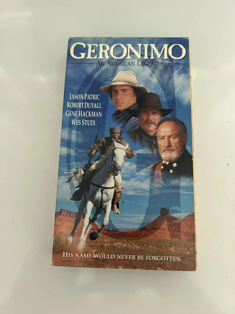 GERONIMO: AN AMERICAN Legend VHS, 1994 Jason Patric, Robert Duvall ...