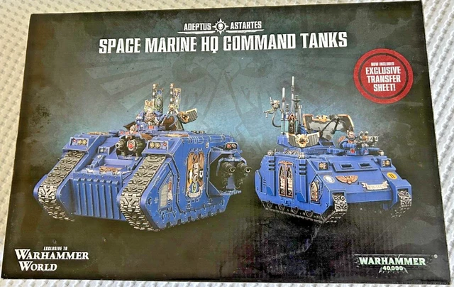 SPACE MARINE HQ Command Tanks, Warhammer World Exclusive, Warhammer 40k ...