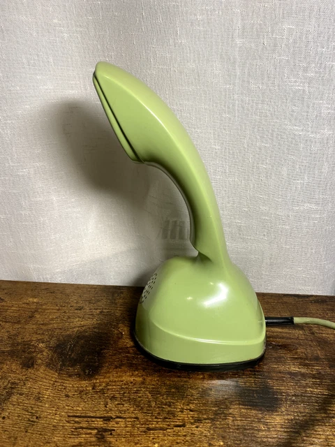 VINTAGE SWEDEN LM Ericsson Ericofon Cobra Phone (Green) rotary dial ...