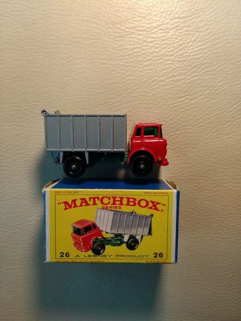 MATCHBOX NO. 26 GMC Tipper Dump Truck with New Model Original Box, Nice ...