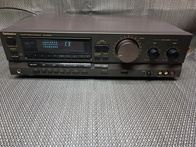 TECHNICS SA-GX200 RICEVITORE Stereo Amplificatore Amplificatore Audio ...