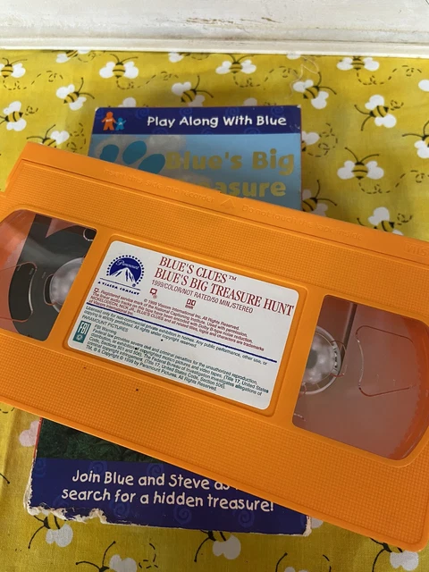 BLUE’S CLUES BLUE'S Big Treasure Hunt VHS 1999 Nick Jr Steve ...