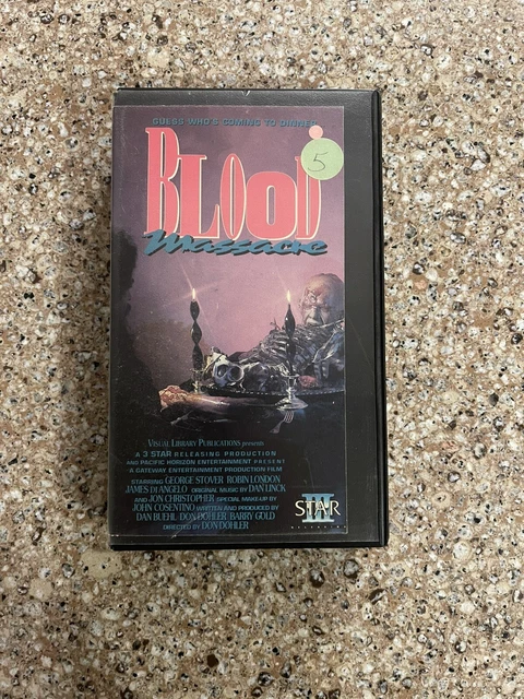 BLOOD MASSACRE VHS Star Releasing £239.30 - PicClick UK
