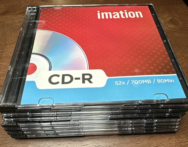 9 CD-R 52X 700MB/80Min Blank Media Recordable Data Discs, 9 Imation Discs £5.16 - PicClick UK