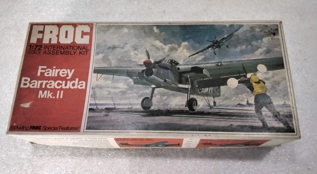 VINTAGE FROG FAIREY BARRACUDA Mk II 1:72 Model Aircraft Kit See ...