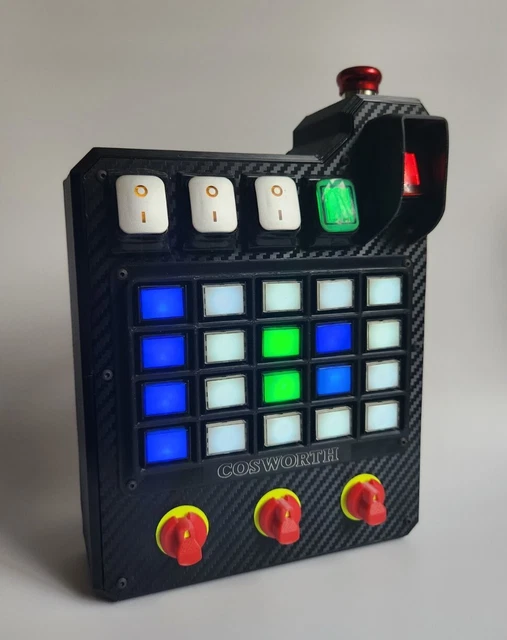 SIMUBOX M4 GT3 Button Box Sim Racing, FANATEC,SIMUCUBE COMPATIBLE,PC ...