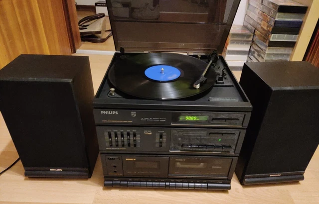 PHILIPS F1485 HI-FI Stereoanlage Midi System Radio Kassette ...