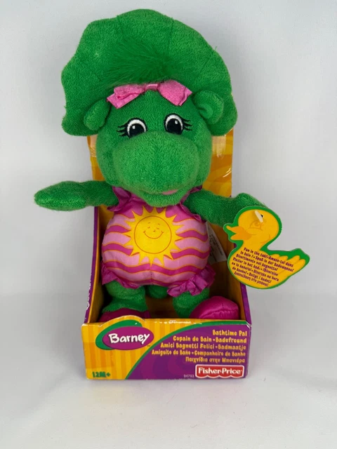 BARNEY BABY BOP dinosaur Plush fisher price bath time pal soft toy new ...