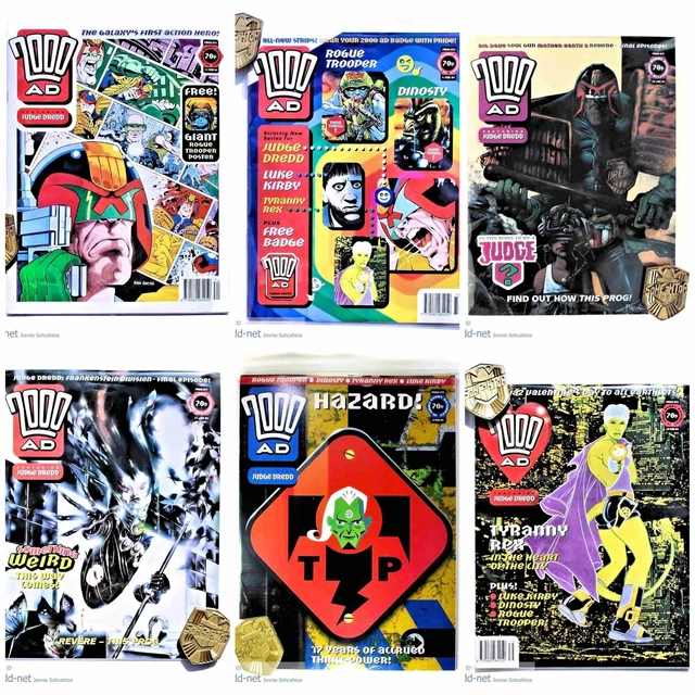 2000AD PROG 871-876 All 6 2000A.D. Judge Dredd Comics 21 1 94 1994 a ...