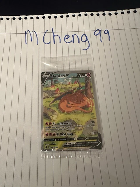 POKEMON SEALED CHARIZARD UPC Promo Cards V Vstar Vmax SWSH260 SWSH261 ...