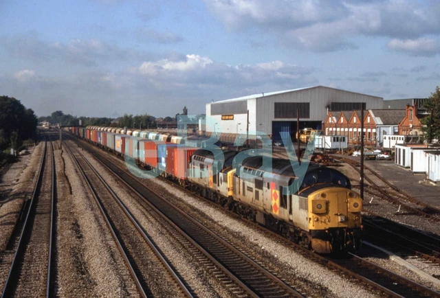 35MM RAILWAY SLIDE of Class 37 37114 @ Ealing Copyright to Buyer £11.50 ...