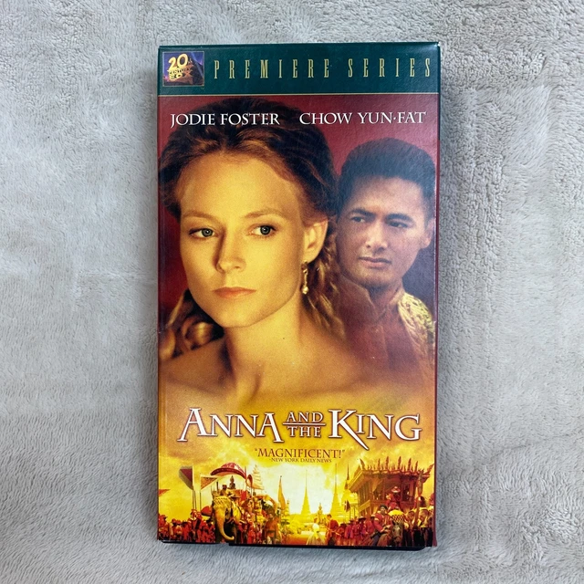 ANNA AND THE King 1999 Jodie Foster Chow Yun-Fat Drama Romance VHS Tape ...