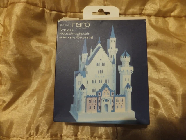 PAPER NANO 3D Papercraft kit - Neuschwanstein Castle, Germany £5.99 ...