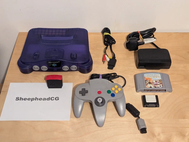NINTENDO 64 CONSOLE N64 Funtastic Purple Grape with Expansion PAK ...
