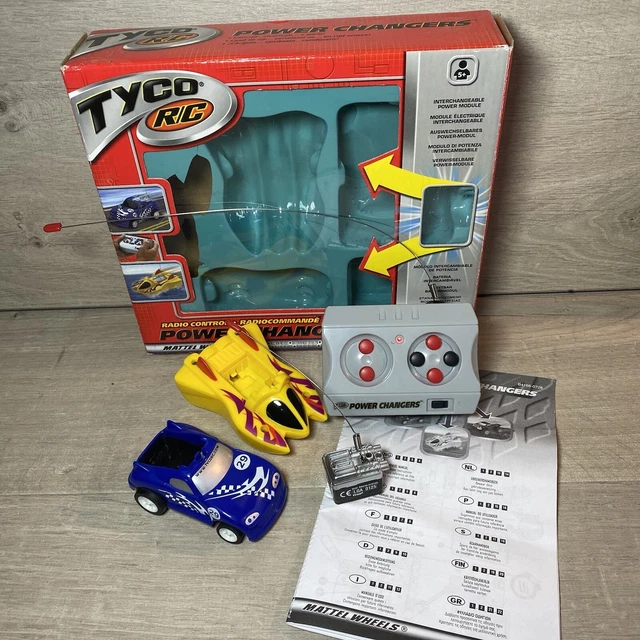 TYCO RC POWER Changers Micro Remote Control Vehicles Vintage Car Boat ...
