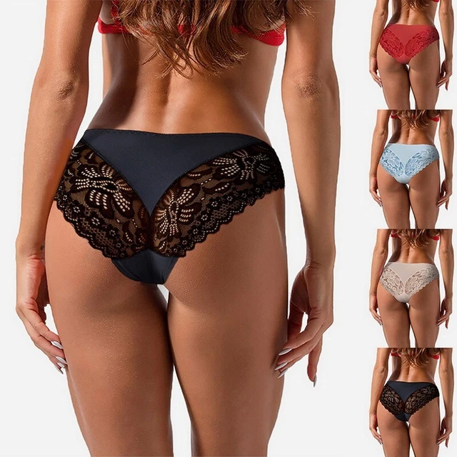 DAMEN FRAUN.SCHLÜPFER SEXY Lace Slips.Unterwäsche Slips Dessous Spitzenhöschen ↓ EUR 4,33 ...