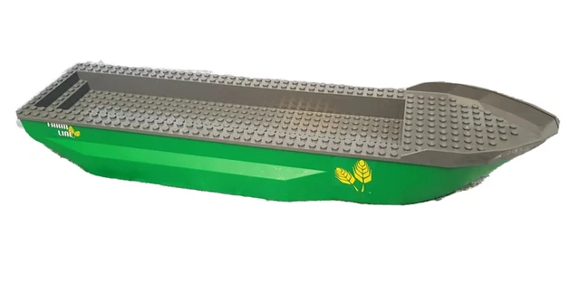 LEGO LARGE BOAT Ship Hull Farm Line 4645 54101 51 x12x6 Boat Hull Barge ...