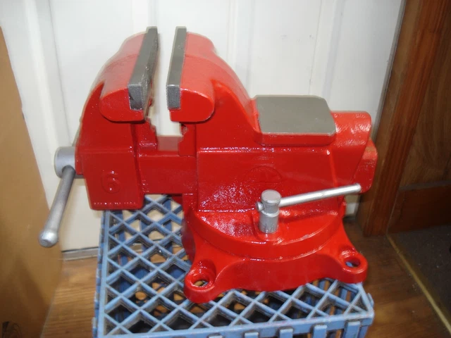 MAC TOOLS U.S.A. 6 Bench Vise w Swivel Base Pipe Jaws X TRA Clean 245.67 PicClick