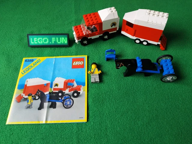 LEGO® SET 6359 Pferdetransporter +Sulky +BAL / Horse trailer +instr ...