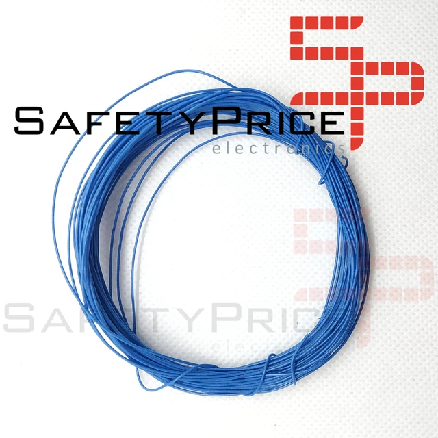 5 METERS AWG30 BLUE Cable WRAPPING WIRE COLOR BLUE electronic £1.32 ...