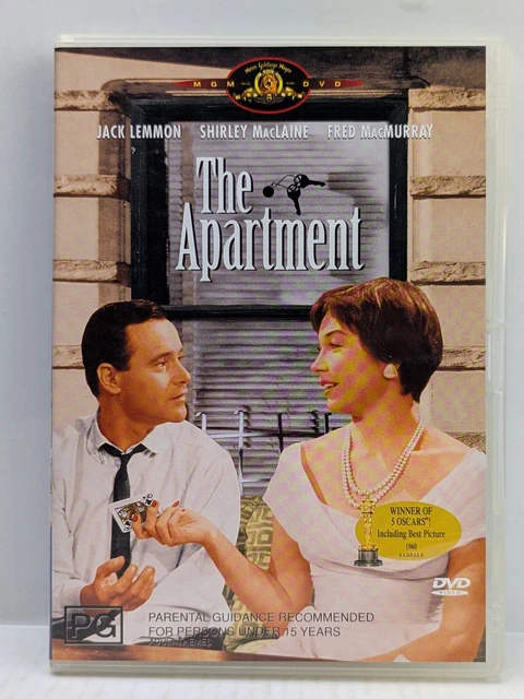THE APARTMENT DVD Reg4 PAL PreOwned Jack Lemmon Shirley MacLaine Fred ...