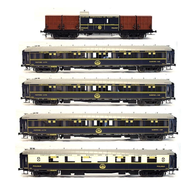 M.T.H O GAUGE 20-60022 Premier 5-Car Ciwl Pullman Orient Express Set ...