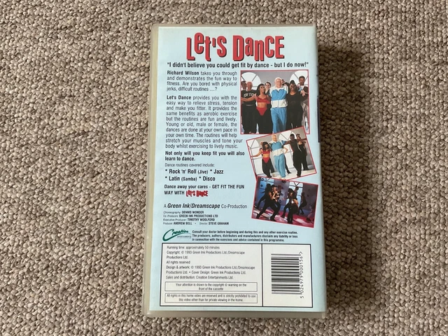 LET’S DANCE - Richard Wilson VHS Tape- Learn how to Jive, Samba, Disco ...