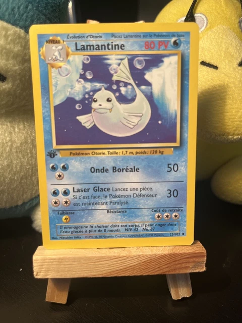 CARTE POKÉMON LAMANTINE Édition 1 Set De Base Wizards 25/102 EUR 37,00 ...