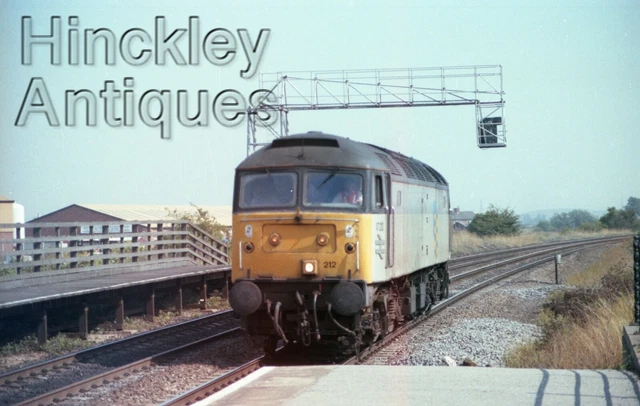 35MM NEGATIVE BR British Rail Diesel Loco Class 47 47212 at Crowle ...
