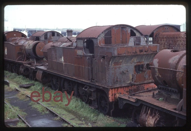 ORIGINAL 35MM SLIDE - ex GWR 7229 at Woodhams, Barry scrapyard c.1978 £ ...
