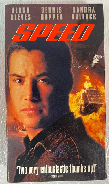 MOVIE: &SPEED& (VHS 1994) Tape Keanu Reeves, Sandra Bullock New ...