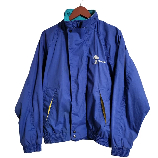 VINTAGE 80S SNOOPY MetLife Jacket Size Charles Schulz Medium $85.00 ...