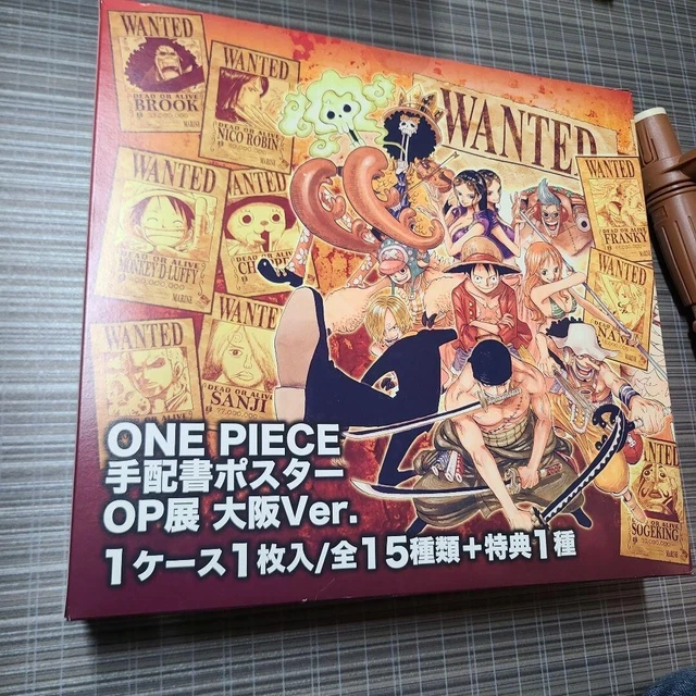 ONE PIECE WANTED Poster Op Exhibition 2012 All 15+1 Types Set Box Bonus ...