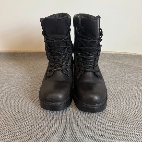 ENFORCER GORE-TEX COMBAT Boots Waterproof Leather Black Lace Up Size 6 ...