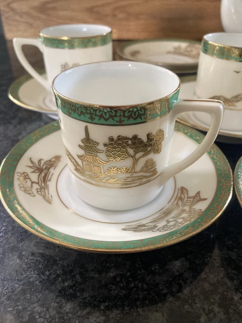 RARE ART DECO Komaru Noritake Coffee Set 1930’s VGC high quality ...
