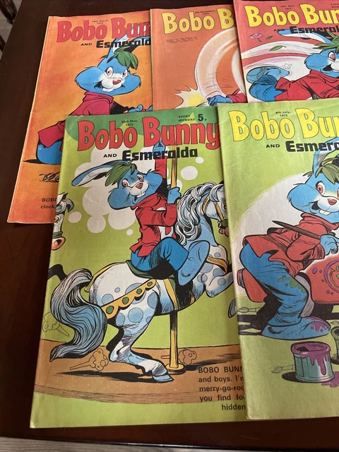 VINTAGE 70S BOBO Bunny & Esmeralda Comic Magazine Lot Of 5 £7.74 ...