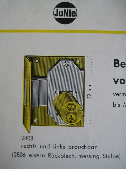 JUNIE MÖBELSCHLÖSSER ALLE Dornmaße + Typen / 2808 / 1010 / 7061 / 7020 EUR 57,50 - PicClick DE