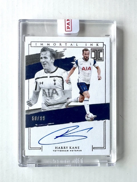 2020-21 PANINI IMPECCABLE Soccer Harry Kane On Card Auto 58/99 Immortal ...