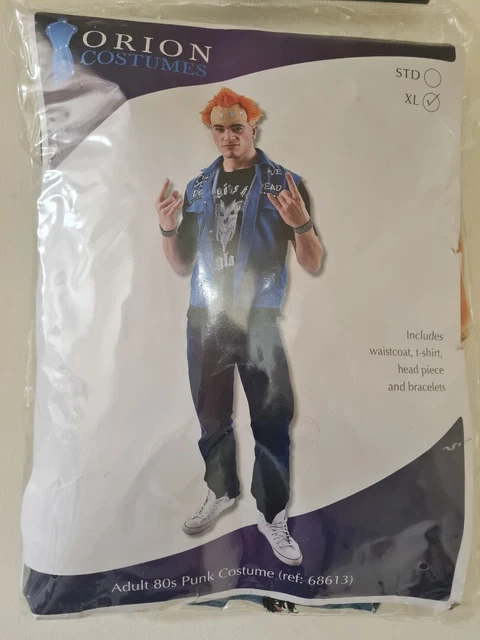 ADULT VYVYAN THE Young Ones 80S Punk Fancy Dress Costume Uk Xl Cg W16 £ ...